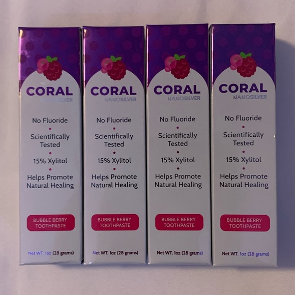 Coral LLC | Other | New 4 Coral Nano Silver Bubble Berry Xylitol ...